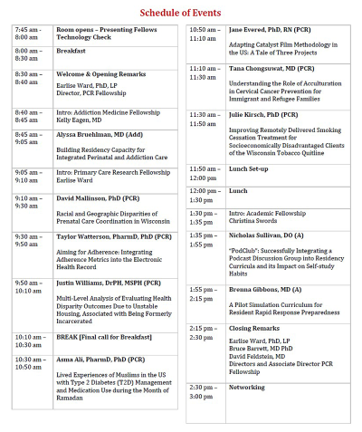 fellows-schedule-2023 - UW Family Medicine & Community Health